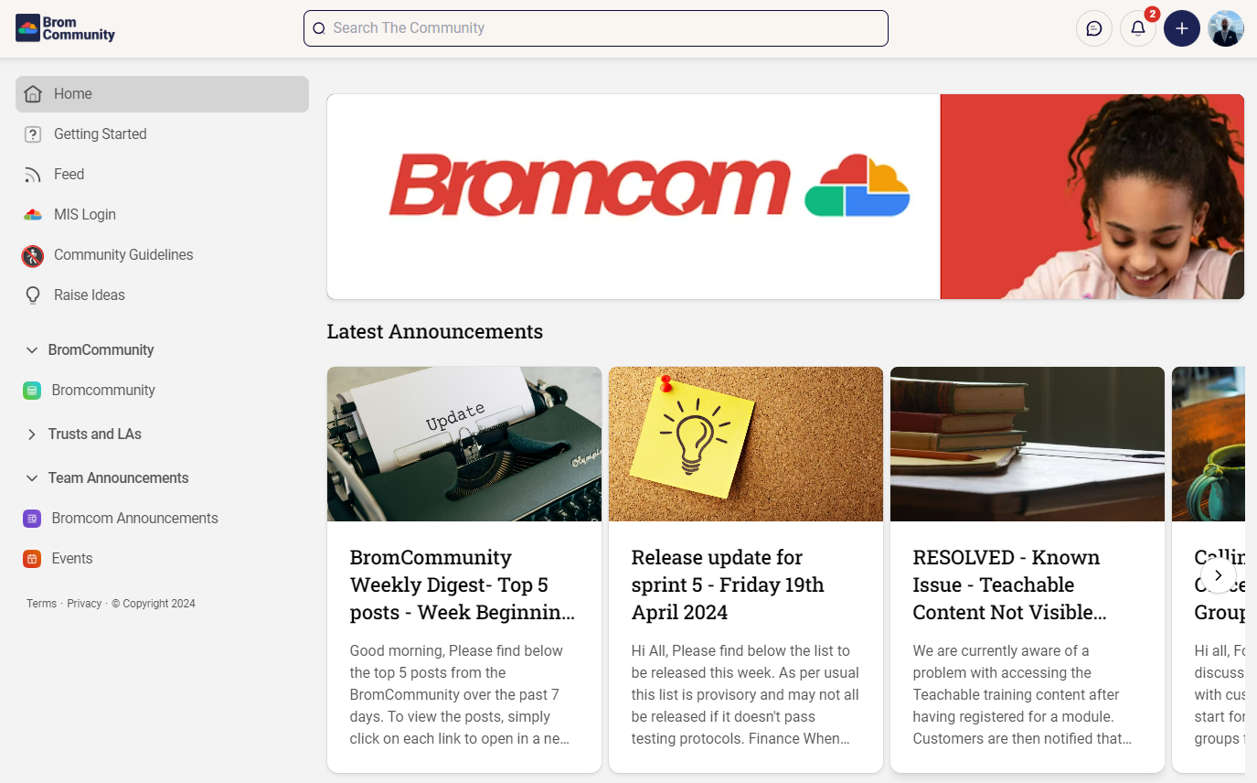 Our community of MIS experts is here to help you | Bromcom